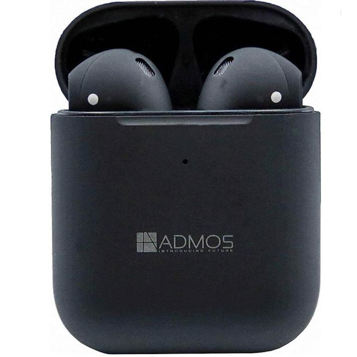 Admos Wireless Earbuds for iPhone and Android - Black | Daraz.com.bd