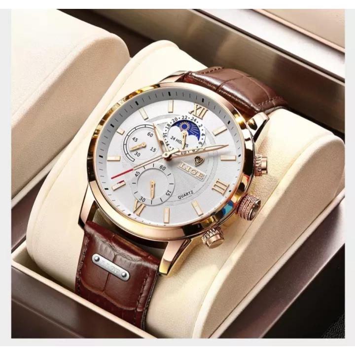 Lige 8932 New Luminous Waterproof Watch For Men - Watch | Daraz.com.bd