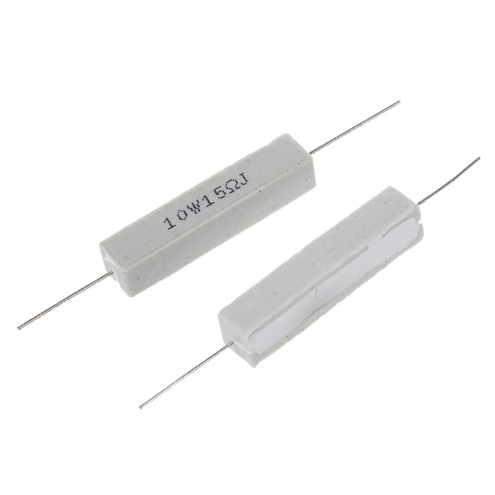 3Pcs- 10Watt Wirewound 10W 15 Ohm Ceramic Cement Wirewound Resistor 15 ...