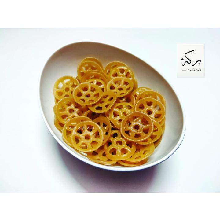 Wheel Shape Ready to fry Chips Snacks - 250 gm by Barakah Bd | Daraz.com.bd