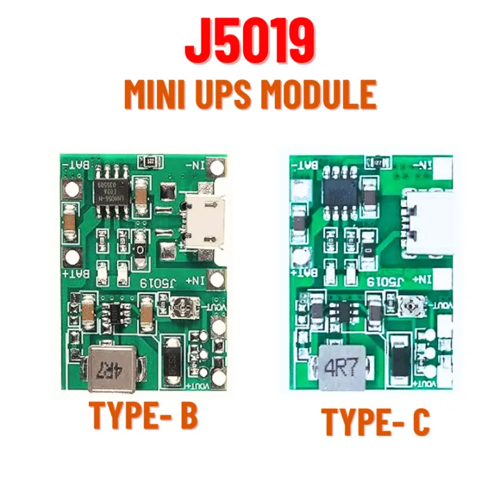 J5019 Li-ion 3.7/4.2 Volts Battery Charger Board + DC-DC Step Up Boost ...