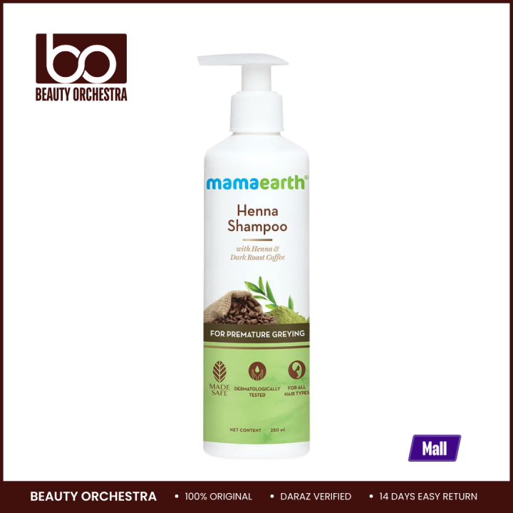 Mamaearth Henna Shampoo - 250ml | Daraz.com.bd