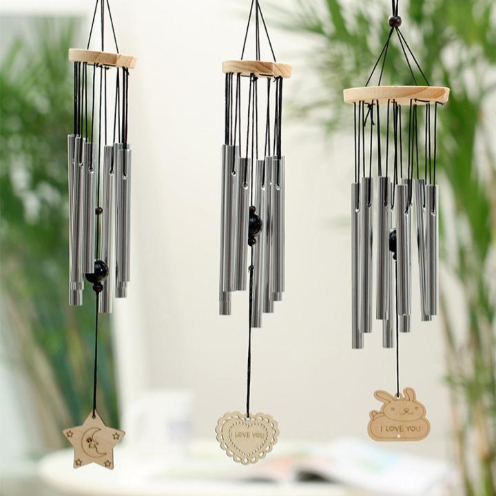 【Special offer】 Resonant 8 Tubes Wind Chime Bells Hanging Bed Home Yard ...