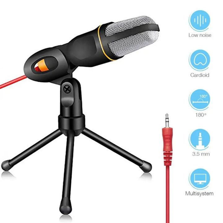 【Ready Stock+FREE Shipping+COD】USB Condenser Professional PC Microphone ...