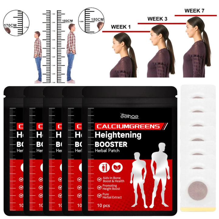 100/10PCS Height Growth Hormone Enhancer Plaster Grow Taller Foot Patch ...