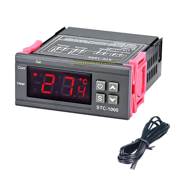 STC-1000 Digital Temperature Controller Thermostat Regulator+Sensor ...