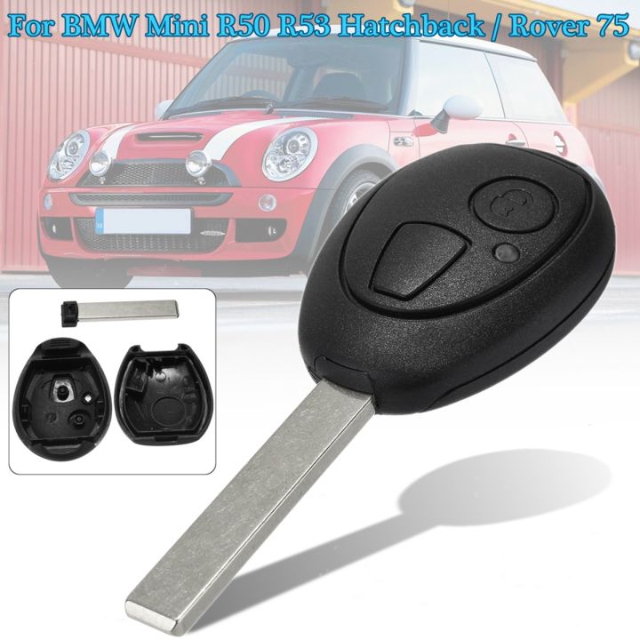 Motorcycle 2 Buttons Remote Key Case Fob Shell for BMW Mini R50 R53 ...