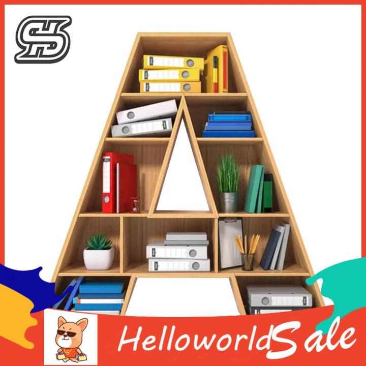 HelloWorld Car Pendant Creative Vintage Bookcase Design Alphabet ...