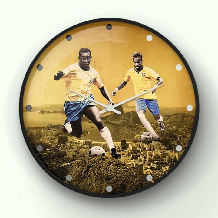 Paperboat Brazil legends wall clock 10 Inch | Daraz.com.bd
