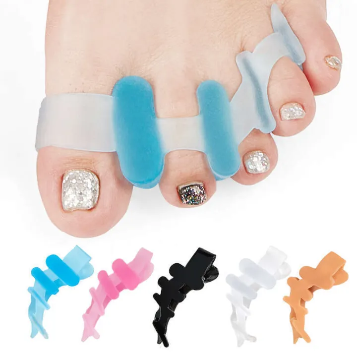 Silicone thumb eversion correction day and night overlapping separator ...