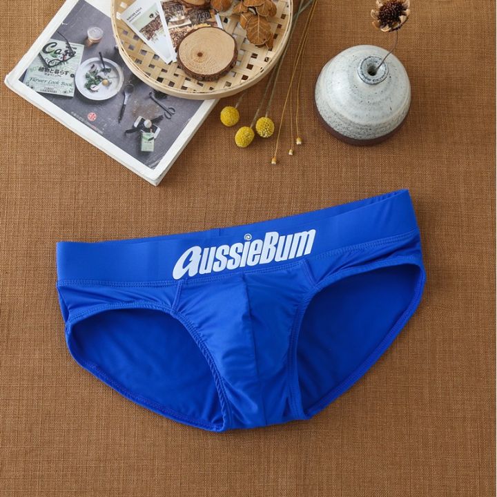 Men's briefs milk silk low waist stretch pouch close-fitting comfort ...