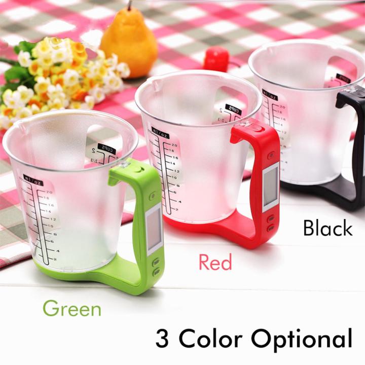 [ Digital LCD Display ] 600ml Digital Kitchen Electronic Measuring Cup ...