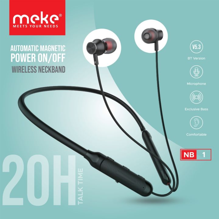 Meke NB-1 Headset with Magnetic Attraction | Daraz.com.bd