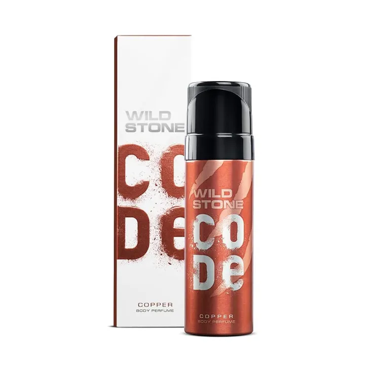Wild Stone - Code Copper No Gas Body Perfume For Men, Long Lasting ...