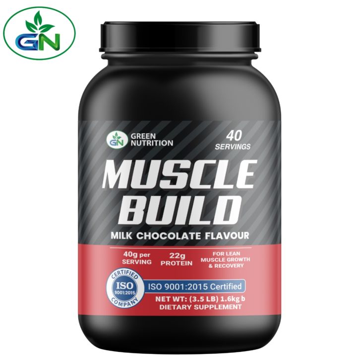 GN Muscle Build 1.6 kg for Men & Women - Increase Stamina - Lean Muscle ...