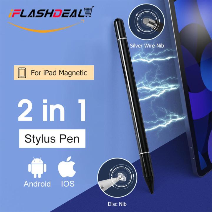 Stylus Pens 2 in 1 Capacitive Pen Touch Screen Pen Passive Magnetic ...