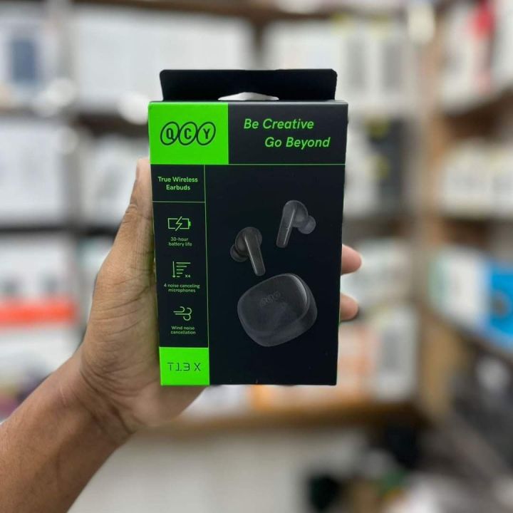 QCY T13 X TWS Earbuds Bluetooth V5.3 Earphone 350mAh battery capacity ...
