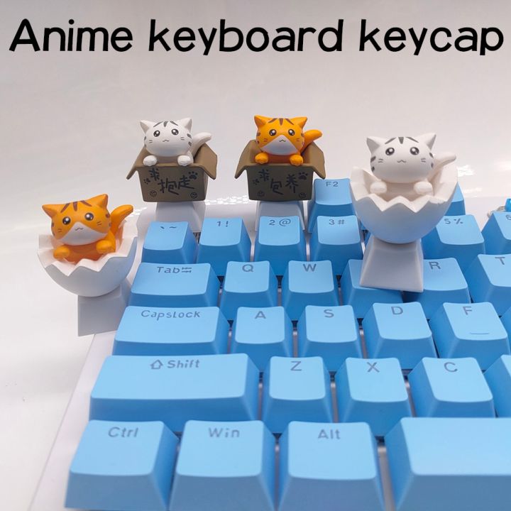 Customize Your Keyboard with Cute Cat Keycaps - PBT Axis Cherry MX ...