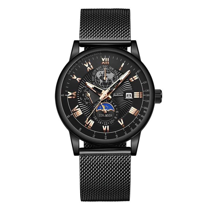 （NEW）Automatic Men Calendar Watch | Daraz.com.bd