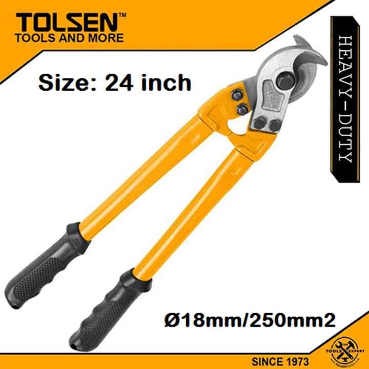 Tolsen Heavy Duty Cable Cutter 24 inch, Cutting Dia (24mm / 350mm2 ...