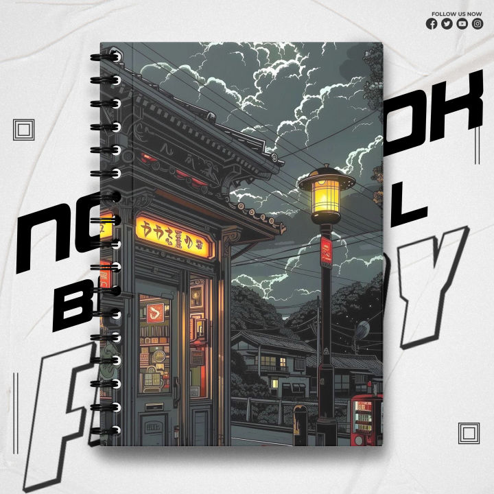 Notebook Aesthetic Anime Theme Ai Edition Artiqulate Journal Writing ...