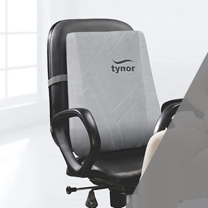 Tynor Back Rest Full, Grey, Universal Size, 1 Unit, Foam, pack of 1 ...