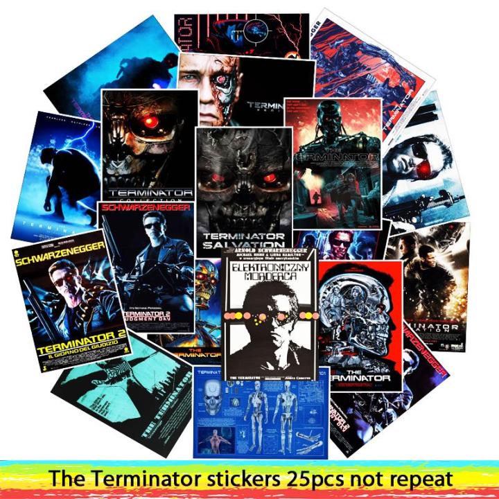 【3C VictoryEagle】25pcs Classic Movie The Terminator stickers Painting ...