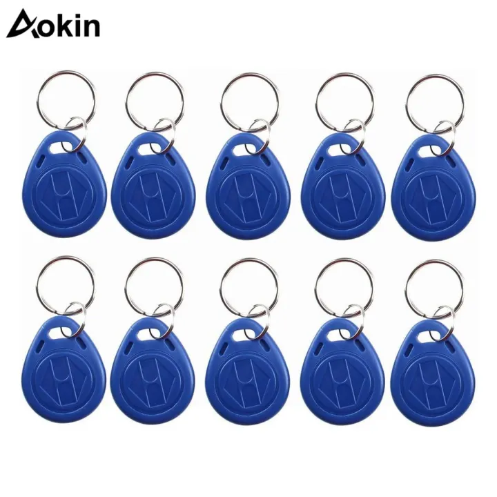 125KHz T5577 Writable RFID Keychains NFC Token Tags Proximity ID Access ...