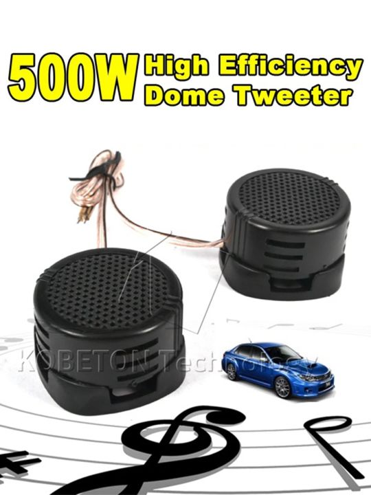 2X Car Mini Dome Tweeter Car Speaker Universal High Efficiency ...
