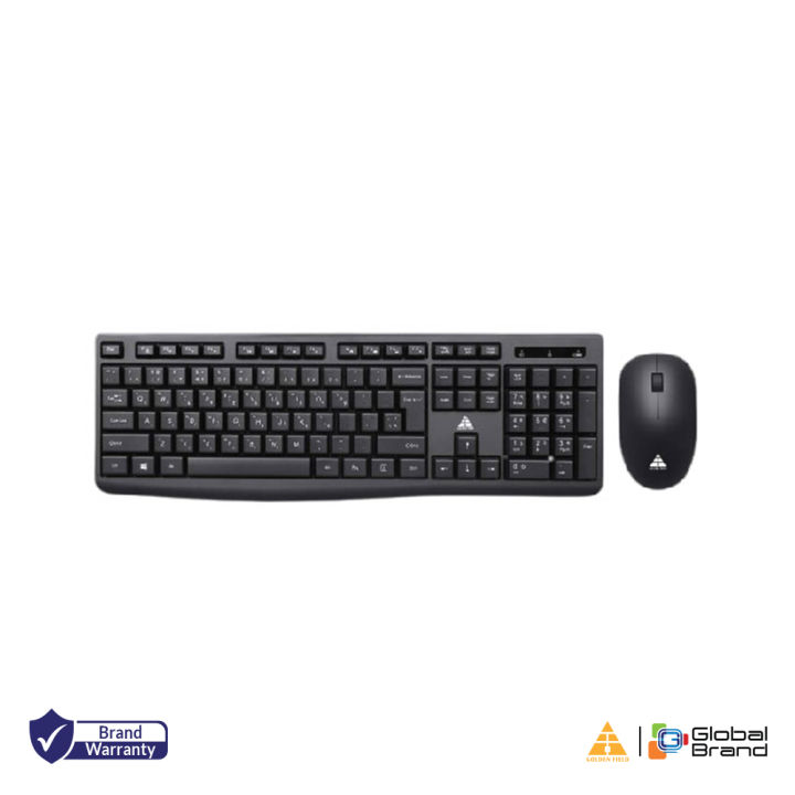 Golden Field GF-KM605W 2.4G Wireless Keyboard Mouse Combo | Daraz.com.bd