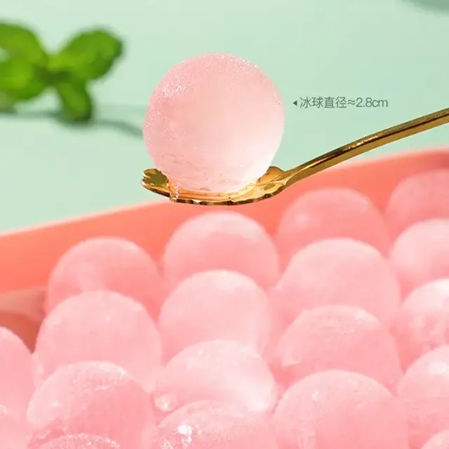 Round Ice Cube Tray With Storage Box Creative Quick Release Ice Cube ...