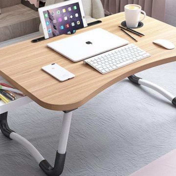 Computer Laptop Desk Small Foldable Multi-Function Bed Desk Simple Dormitory Lazy Table Bed with ...