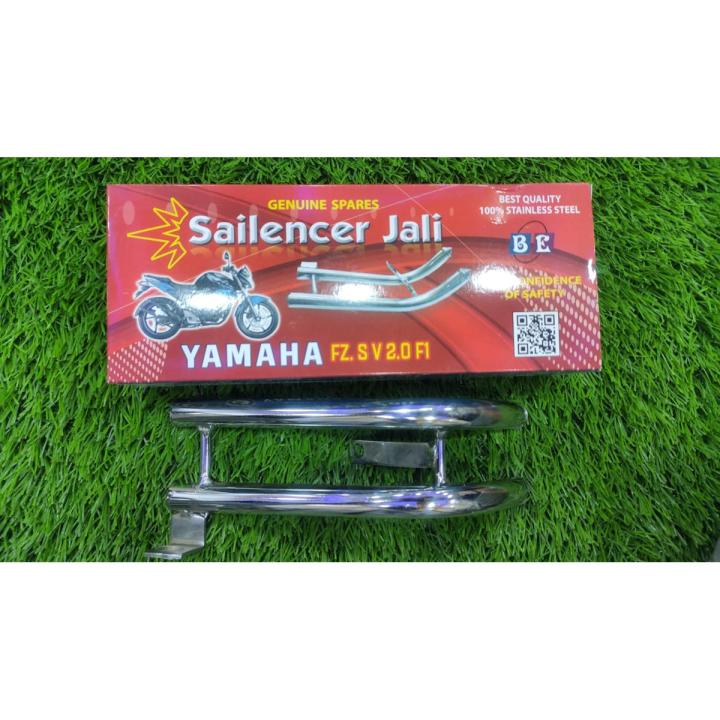 Silencer Jali SS For Yamaha FZ-S V2 F1 Bike | Daraz.com.bd