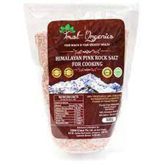 Trust Organics Crystal Rock Salt For Cooking (Granular) - 500g | Daraz ...