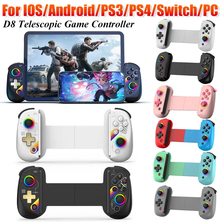 D8 Telescopic Game Controller Joystick Bluetooth-compatible 5.2 ...