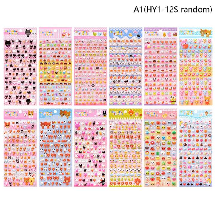 Cute Mini Animal Stereoscopic 3D Bubble Sticker Diary Sticker Decor ...