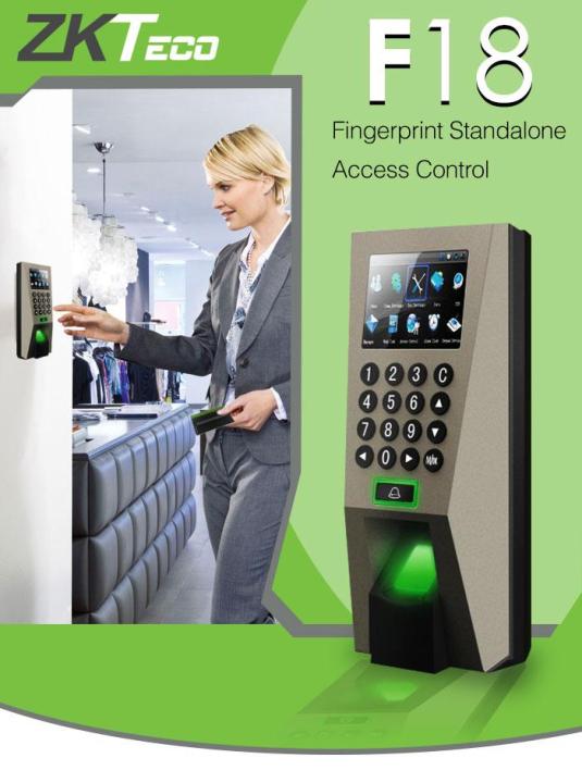 ZKTeco F18 Access Control with Time Attendance | Daraz.com.bd