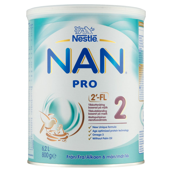 NAN 2 PRO Formula Baby Milk (From 6 to 12 Months) 800gm, Made in ...
