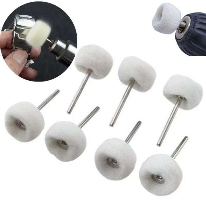 20Pcs Mini grinding sanding head abrasive disc felt 3mm Shank buffing ...