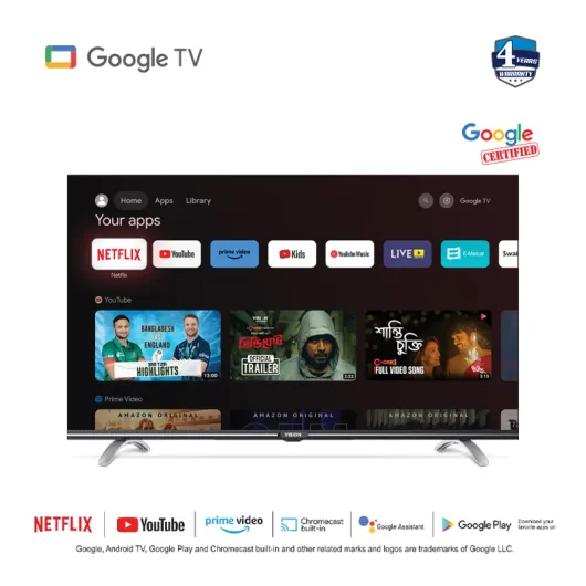 VISION 43" LED TV E3GS FHD Google TV Voice Controlled TV with Google ...