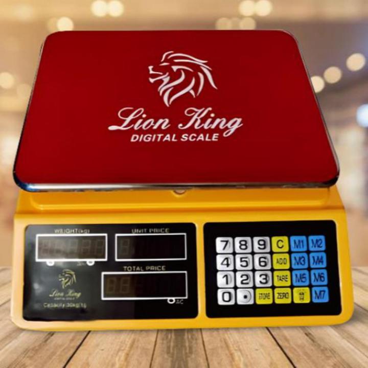 DIGITAL WEIGHING SCALE 40KG/1G LION KING | Daraz.com.bd