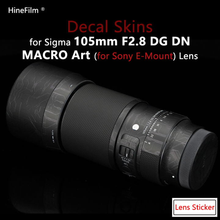 Sigma 105 F2.8 Fe Mount Lens Skin For Sigma 105mm F2.8 Dg Dn Macro Art ...