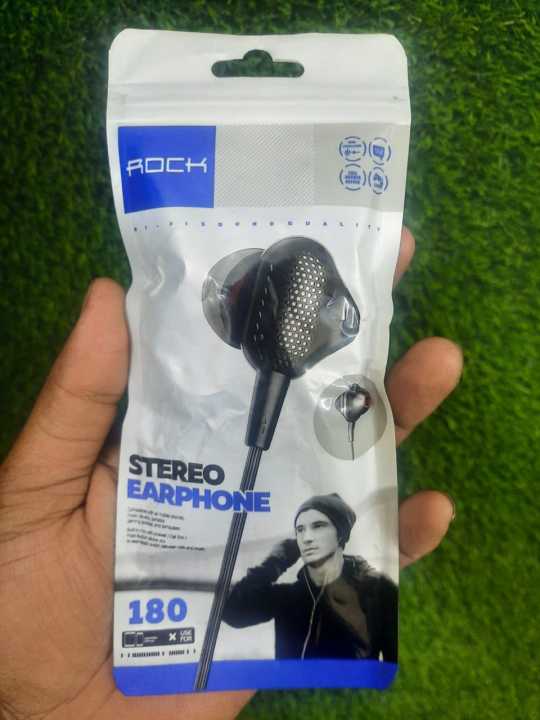Rock Stereo Earphone 180 (1Psc) | Daraz.com.bd