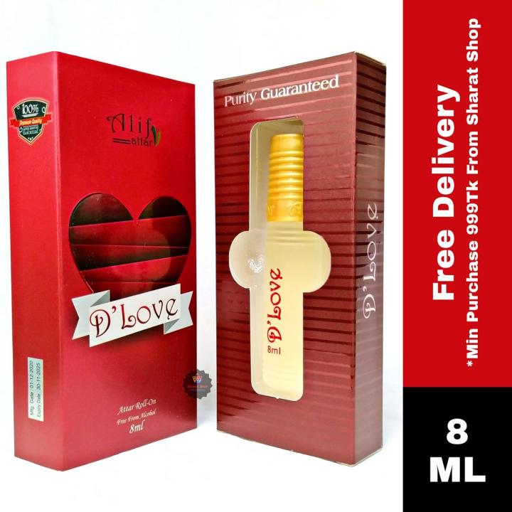 Alif D Love Attar Long Lasting D'Love Roll On Non Alcoholic Perfume ...