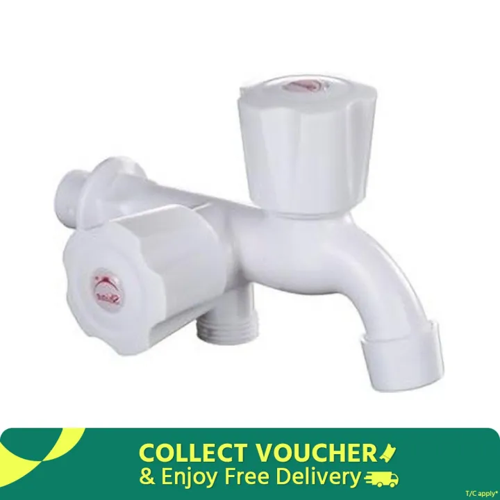 two in one water tap for commode basin and other water line | Daraz.com.bd