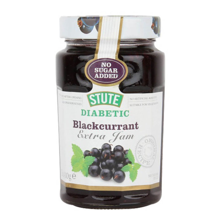 Stute Jam Blackcurrant Extra Jam 430gm No Sugar Added | Daraz.com.bd