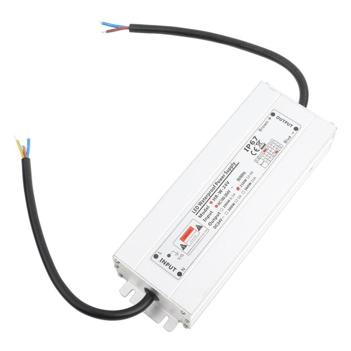 12V/24V 250W LED Light Strip Power Supply IP67 Waterproof LED Driver ...