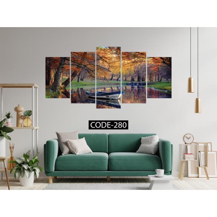 5 Part Pvc Wall Canvas | Daraz.com.bd
