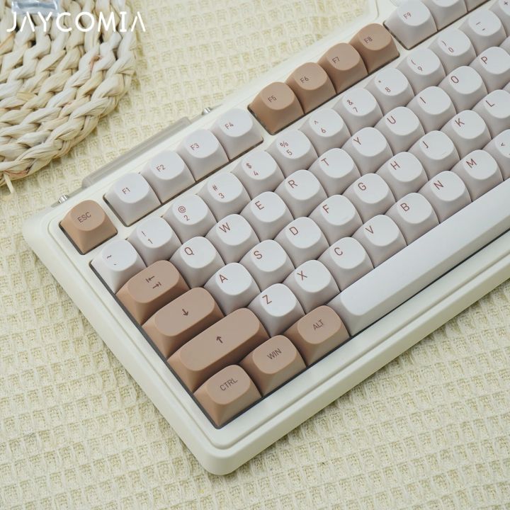 JCM MA Profile PBT Tiramisu Keycaps Alice Layout Dye-Sub Key Caps For ...