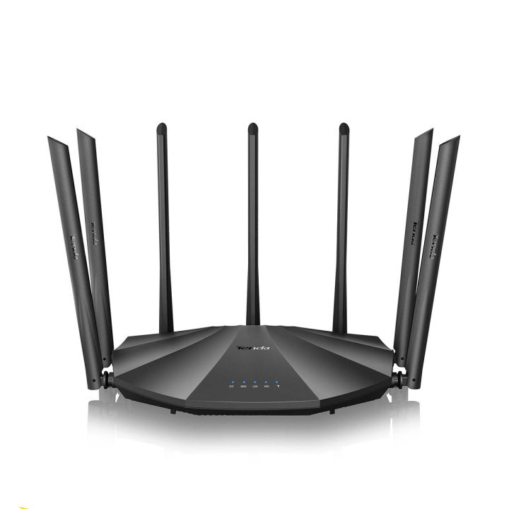 Tenda AC23 2033mbps AC2100 7 Antenna Dual Band Gigabit Wireless Router ...